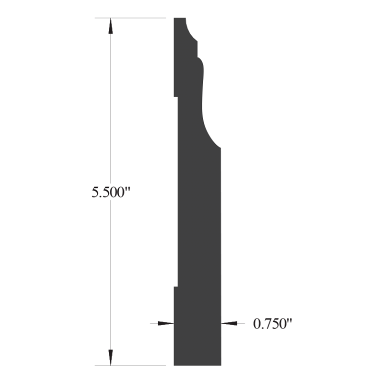 Baseboard Victorian ML2603 Architectural Moulding Profiles | Vermont ...